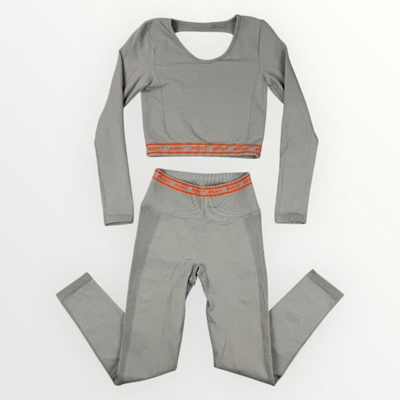ECHT | Pants & Jumpsuits | Echt Apparel Gym Set Athletic Grey High ...
